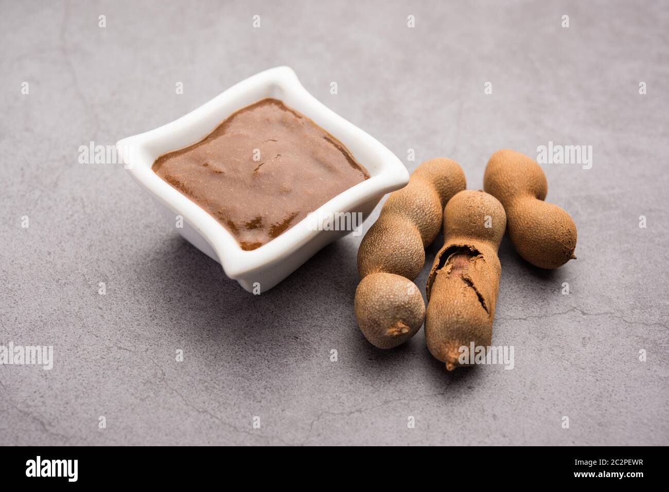 Tamarind Or Imli Fresh Puree, Paste from Pulp Stock Photo - Alamy