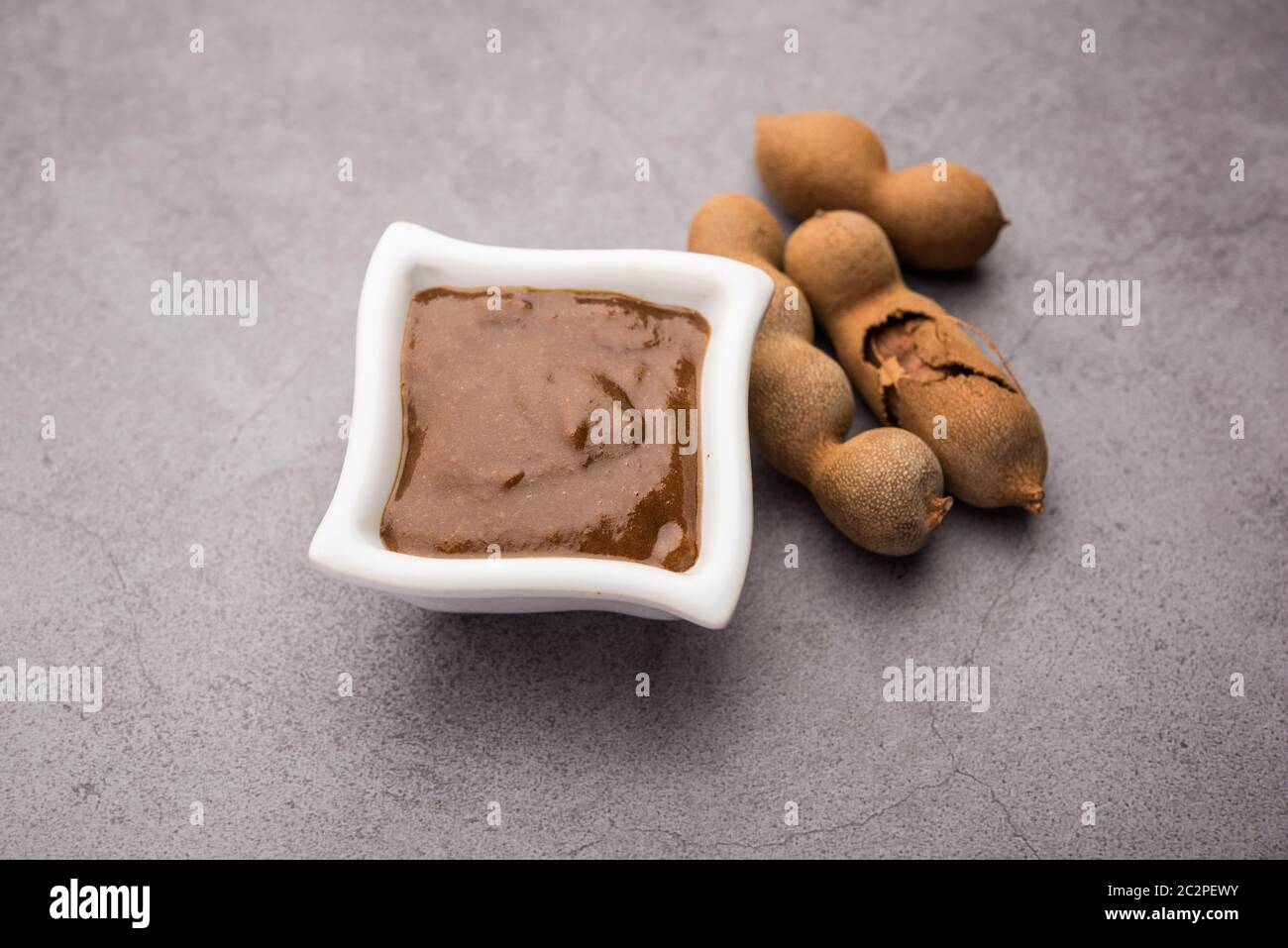 Tamarind Or Imli Fresh Puree, Paste from Pulp Stock Photo - Alamy