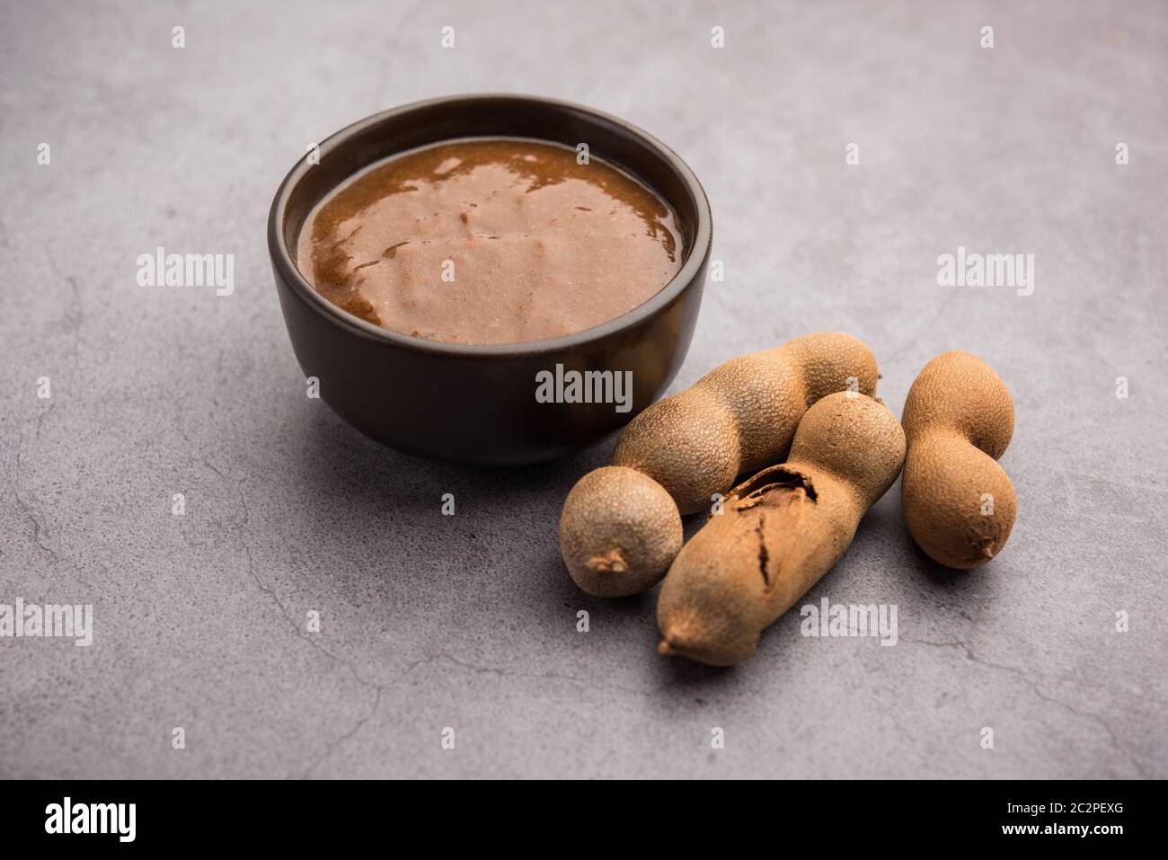 Tamarind Or Imli Fresh Puree, Paste from Pulp Stock Photo - Alamy