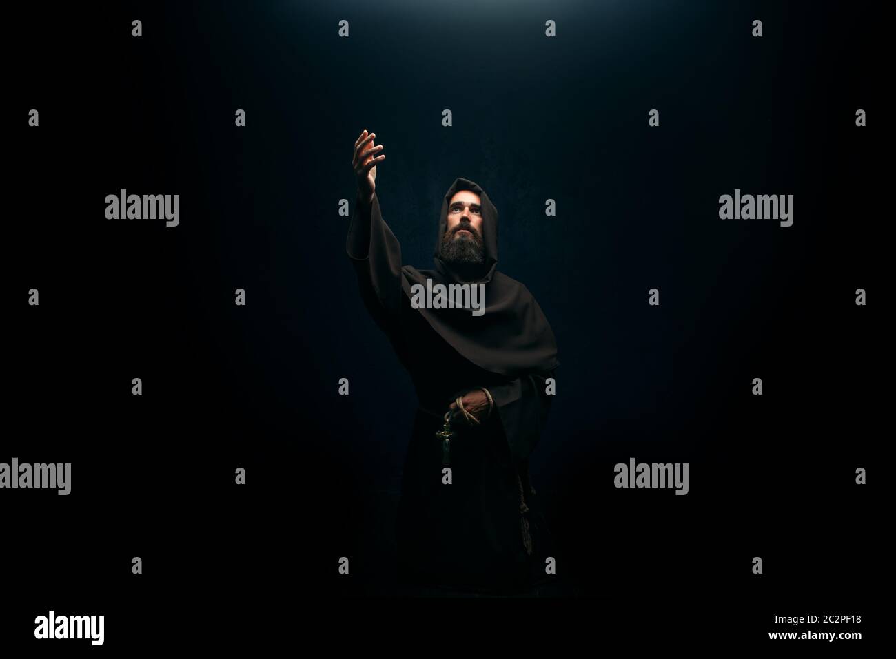 Medieval friar preaching hi-res stock photography and images - Alamy