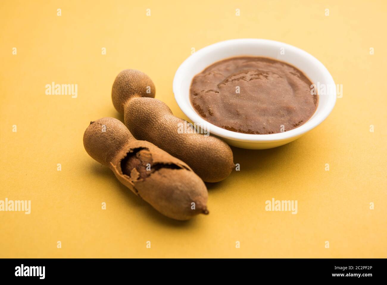Tamarind Or Imli Fresh Puree, Paste from Pulp Stock Photo - Alamy