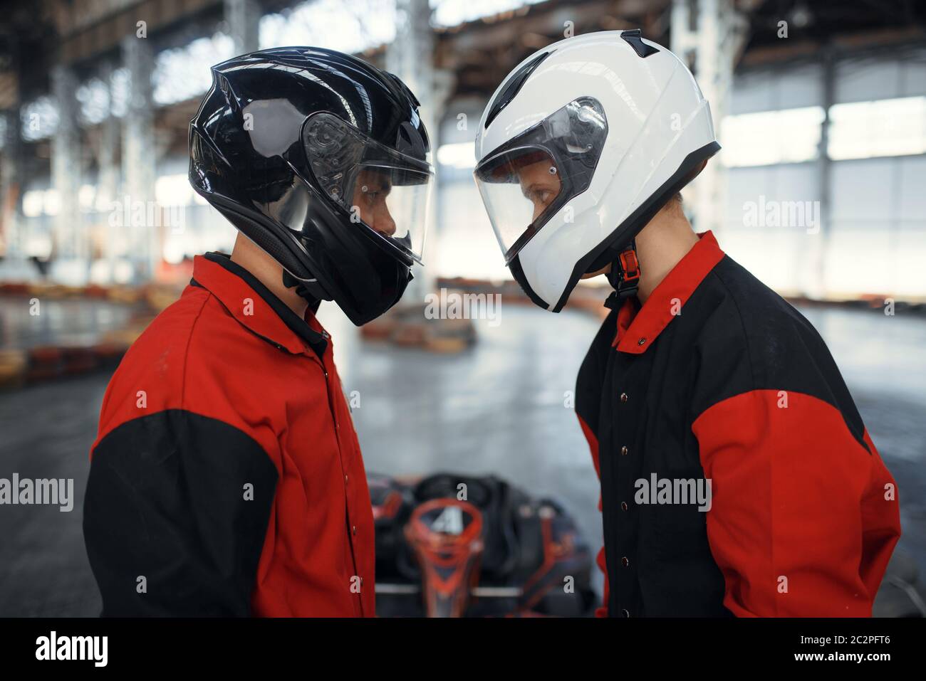 Karting helmets hi-res stock photography and images - Alamy