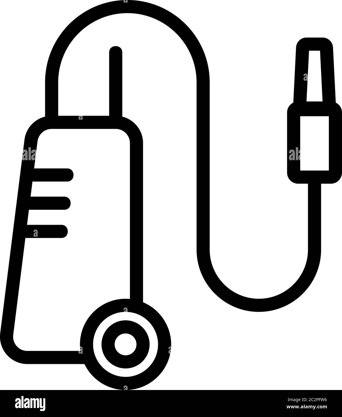 pressure washer station equipment icon vector outline illustration ...