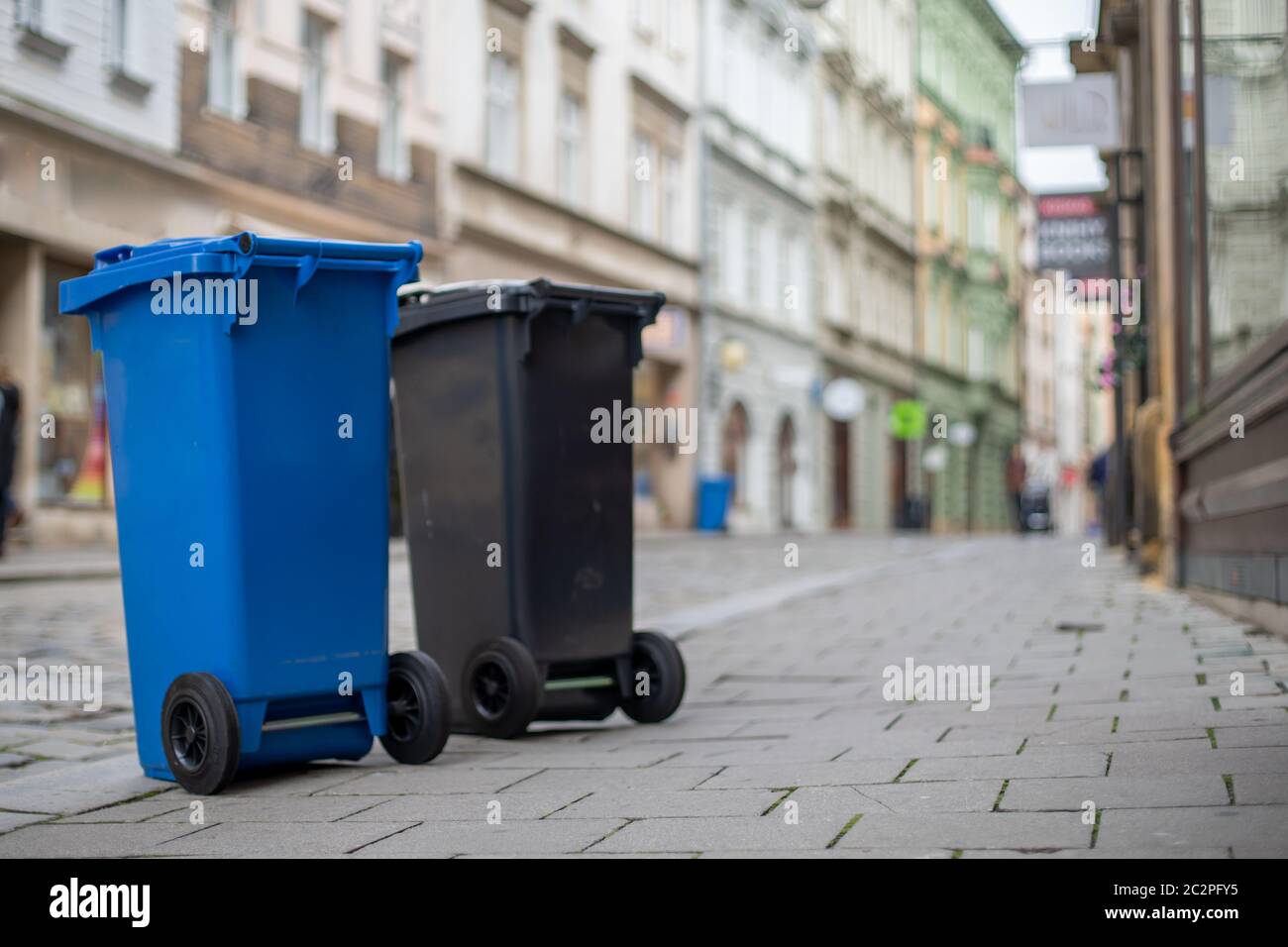 new waste bins in the city for order and cleanliness on the streets ...