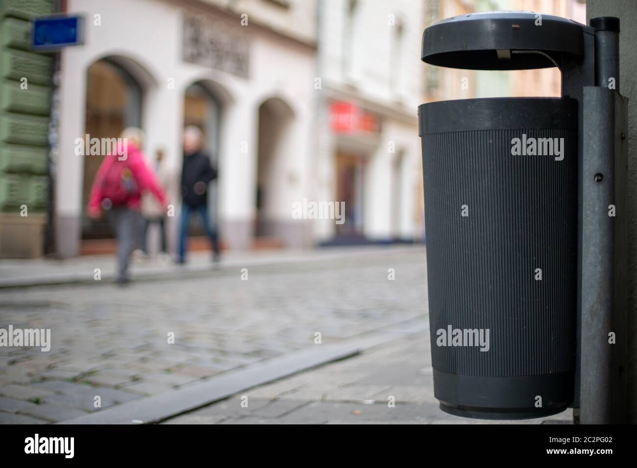 new waste bins in the city for order and cleanliness on the streets ...
