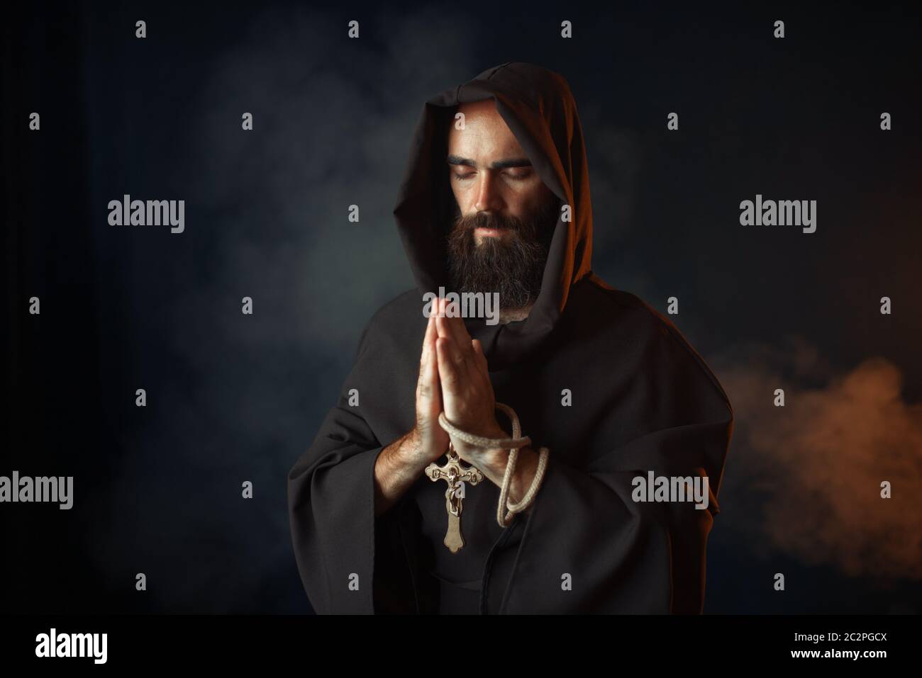 Medieval friar preaching hi-res stock photography and images - Alamy
