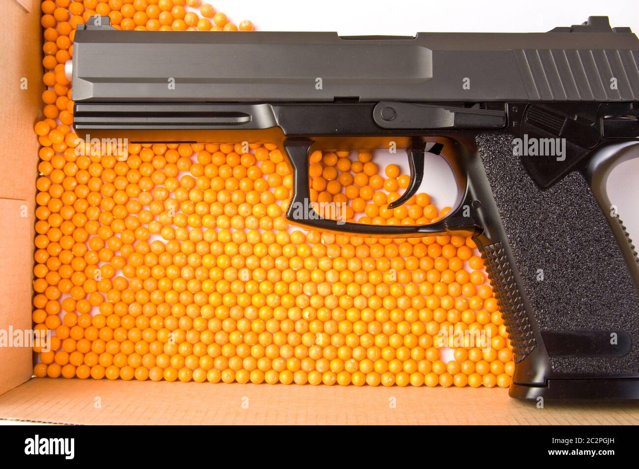 Air gun and pellets Stock Photo - Alamy