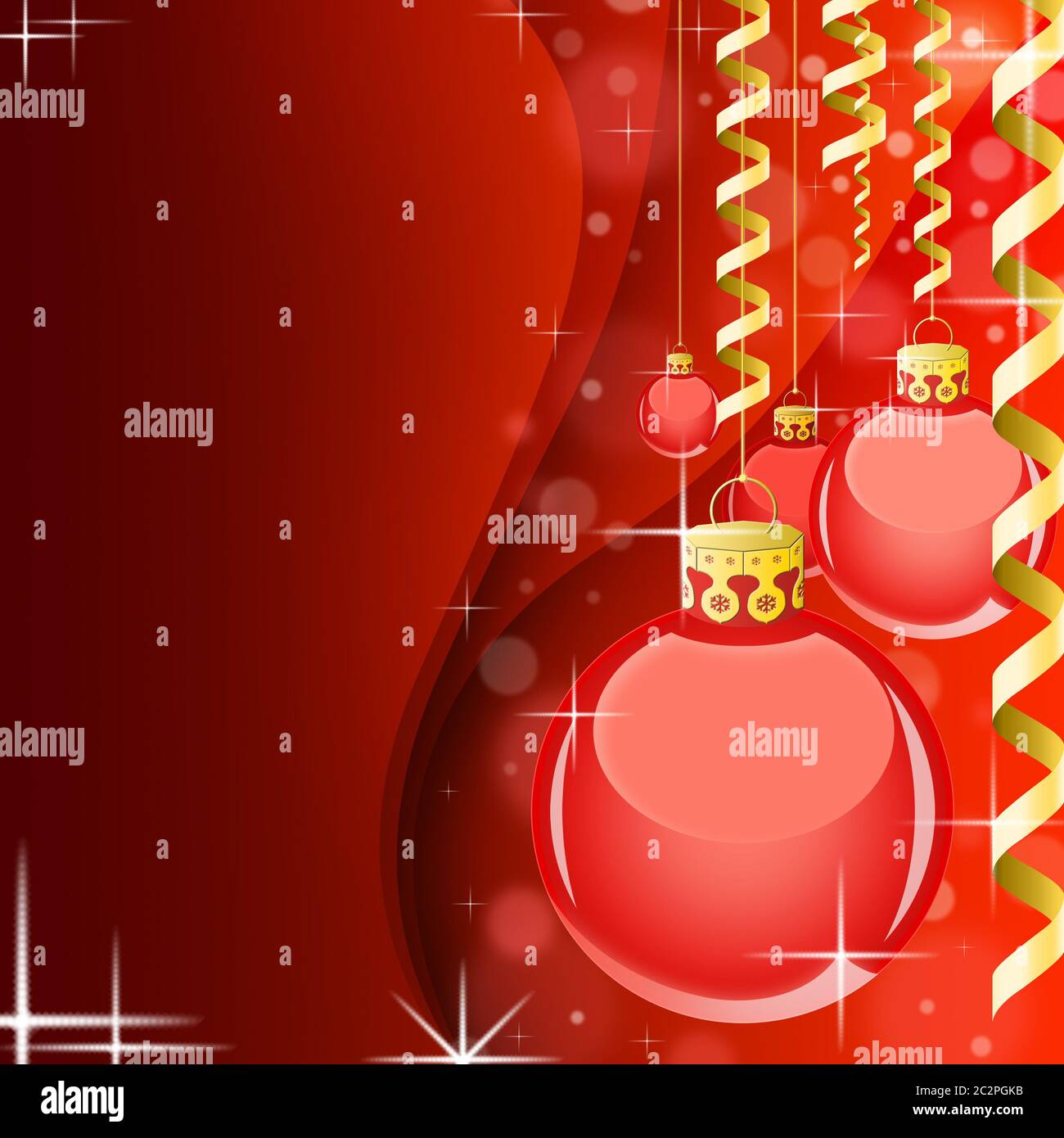 Abstract Christmas illustration. Use for template of your own design ...