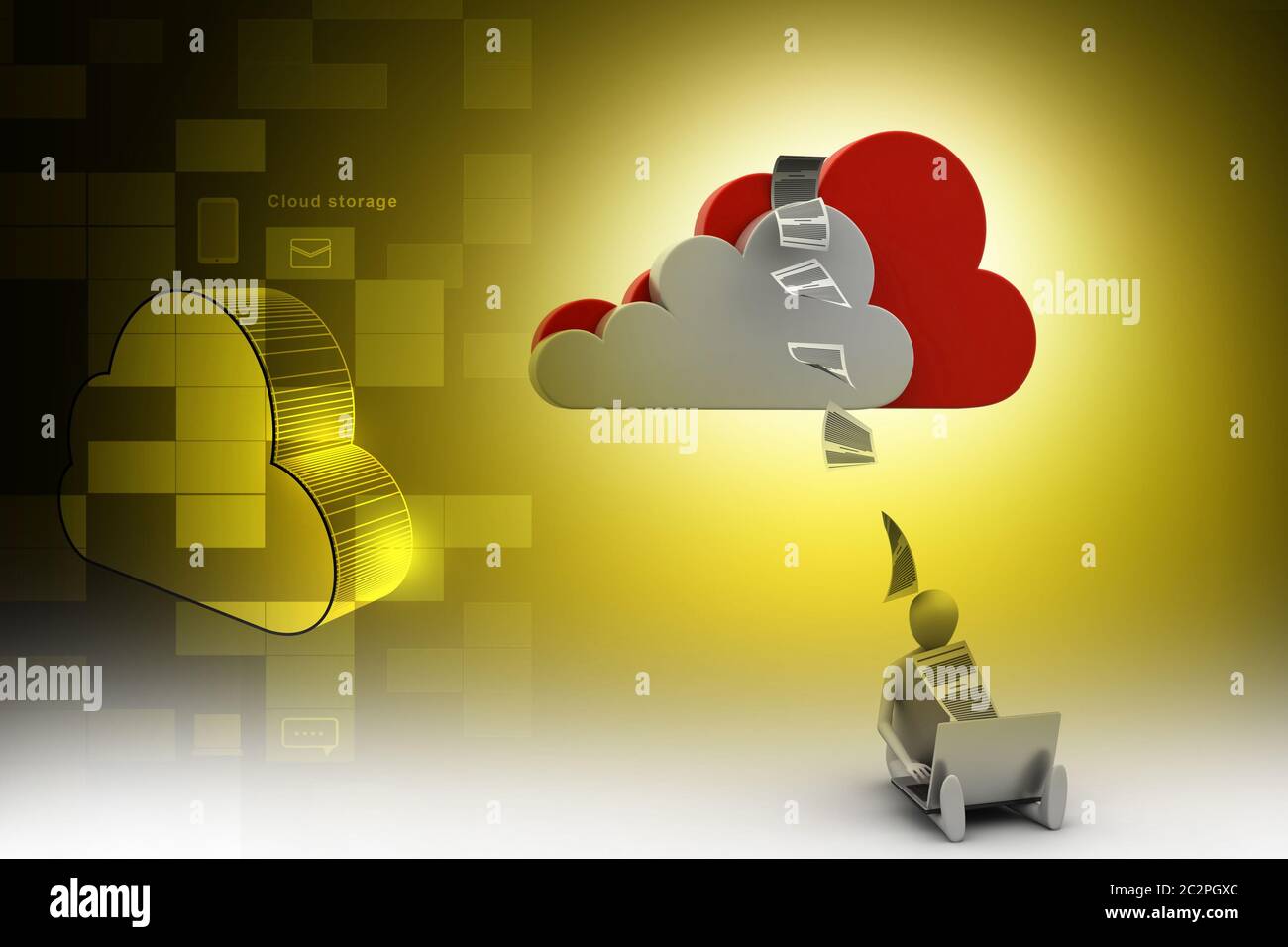Cloud storage concept Stock Photo - Alamy