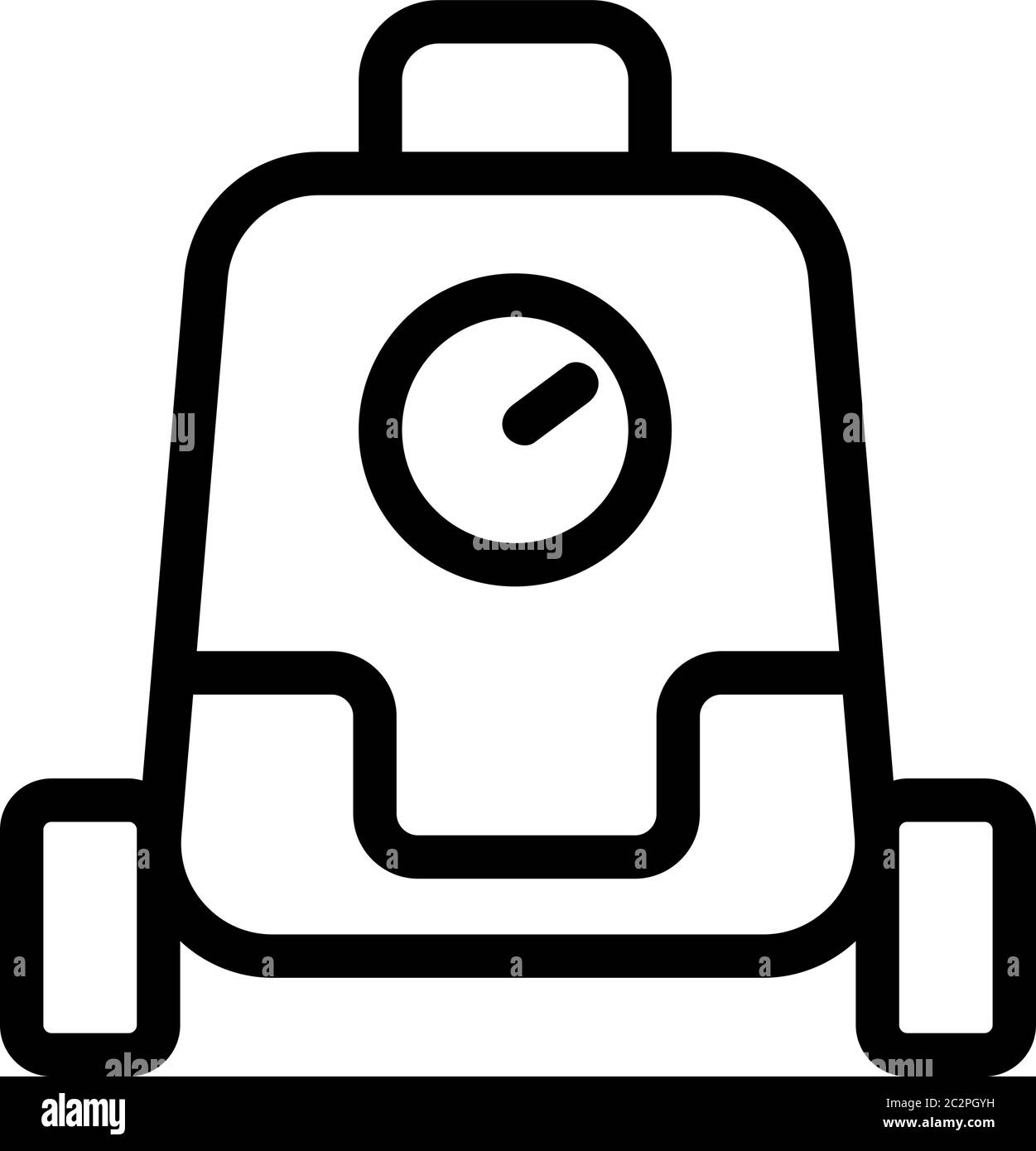 pressure washer cleaner icon vector outline illustration Stock Vector ...