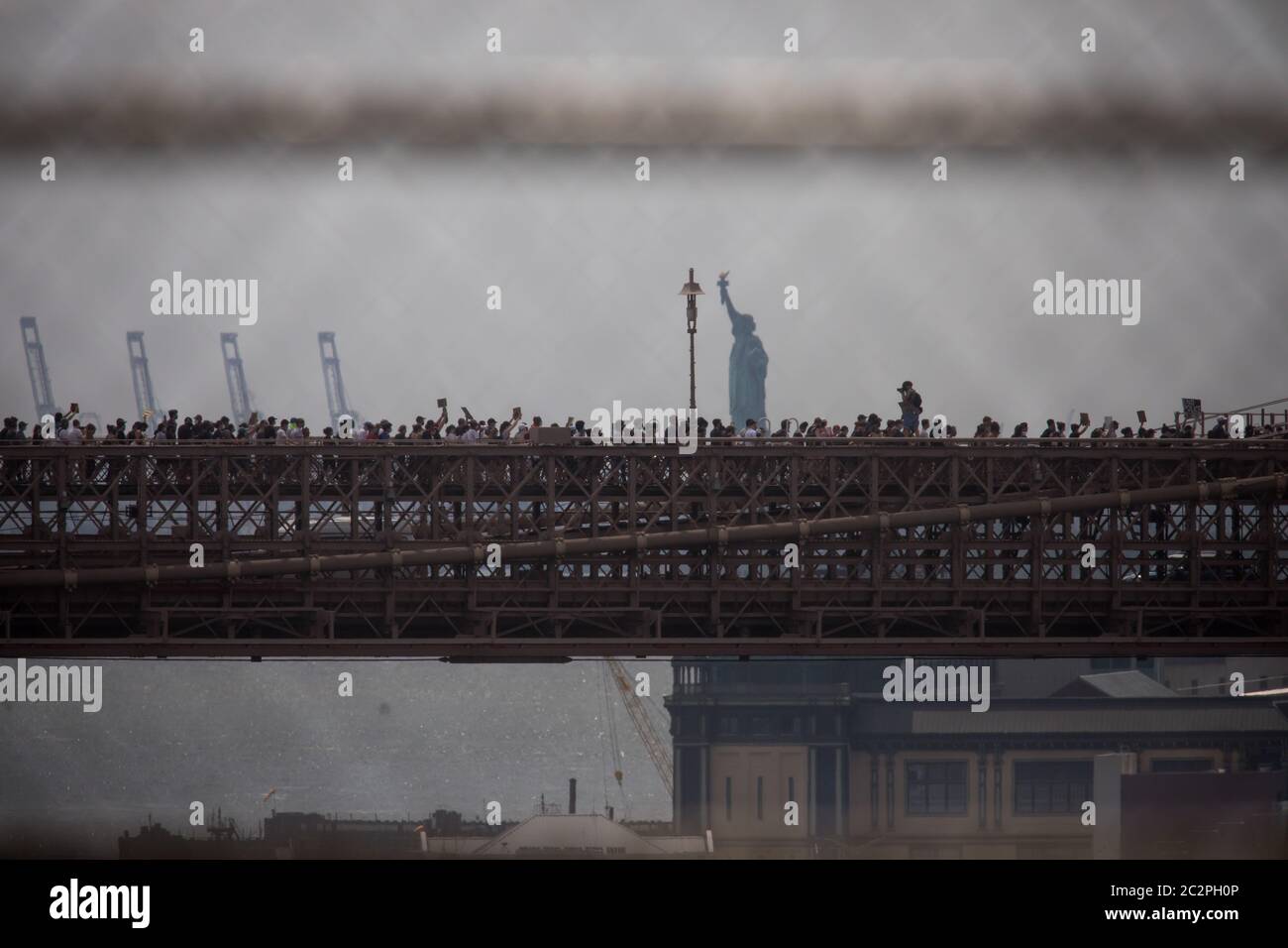 George washington bridge protest 2020 hi-res stock photography and ...