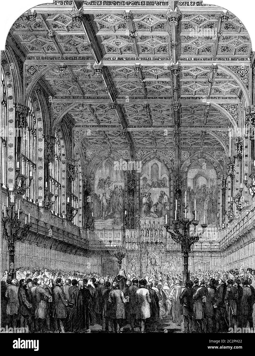 House of lords interior hi-res stock photography and images - Alamy