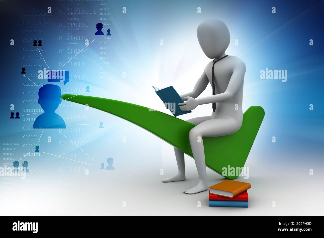 3d man check mark hi-res stock photography and images - Alamy