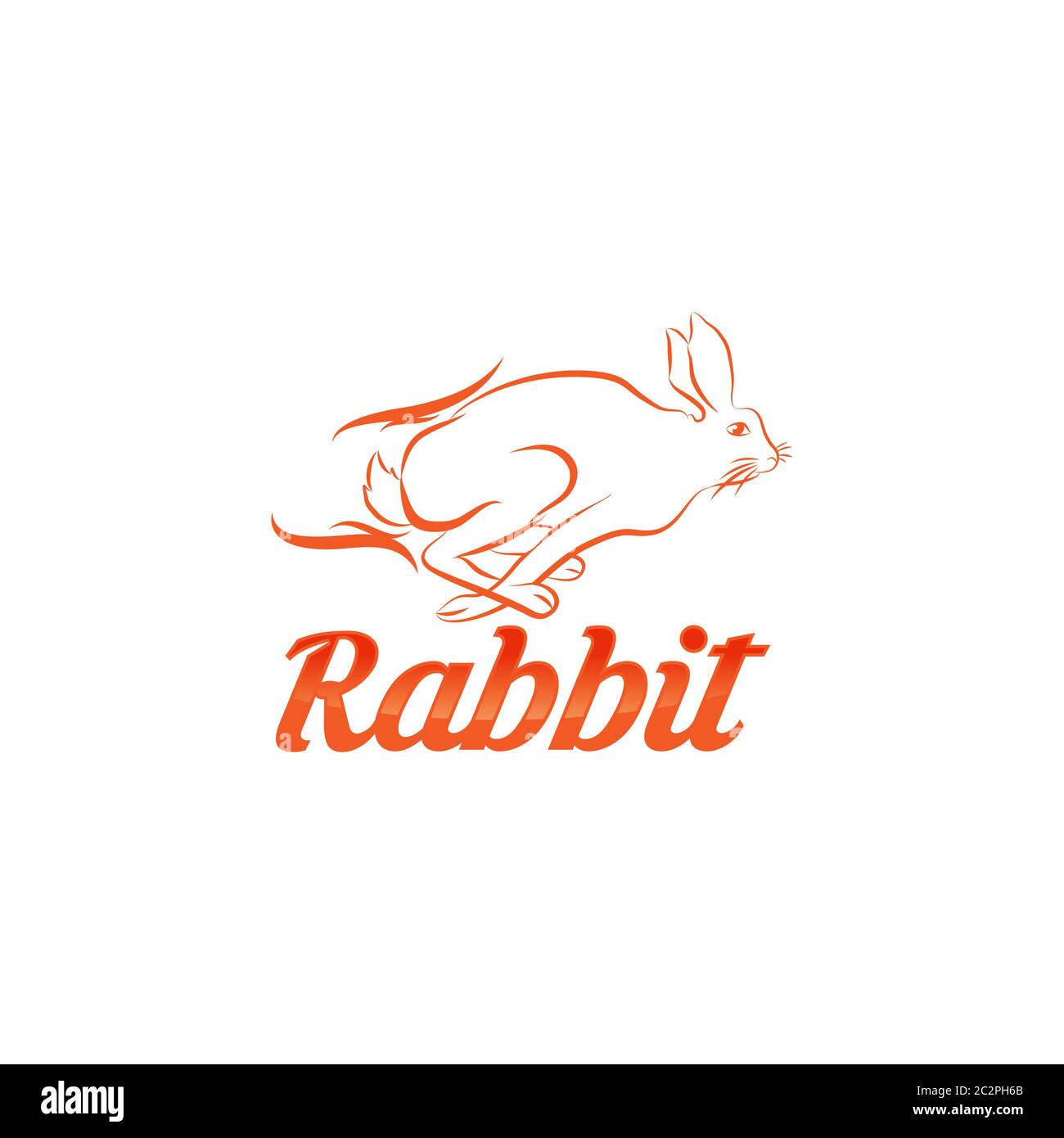 Rabbit logo template vector icon symbol illustration,EPS 10 Stock ...