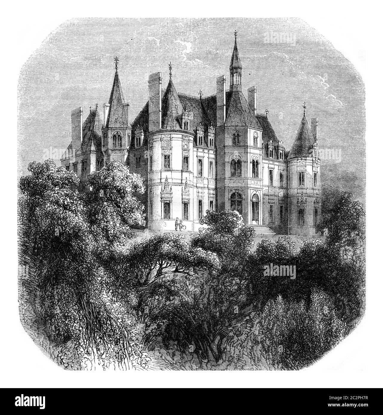 Neo renaissance chateau Cut Out Stock Images & Pictures - Alamy