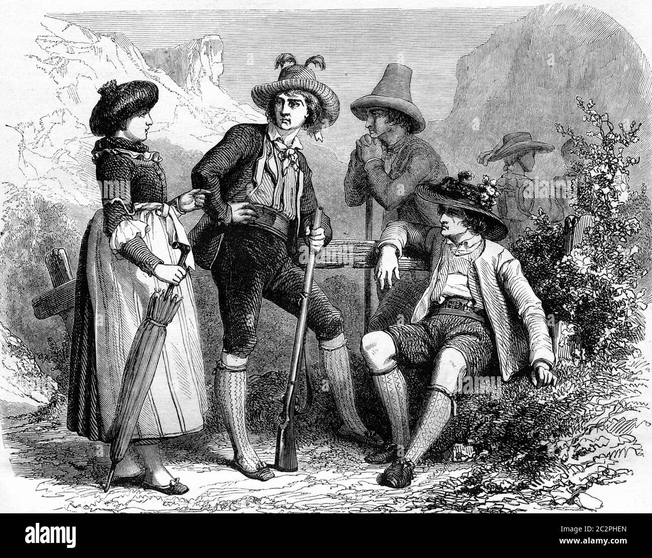 Tyrolean costumes hi-res stock photography and images - Alamy