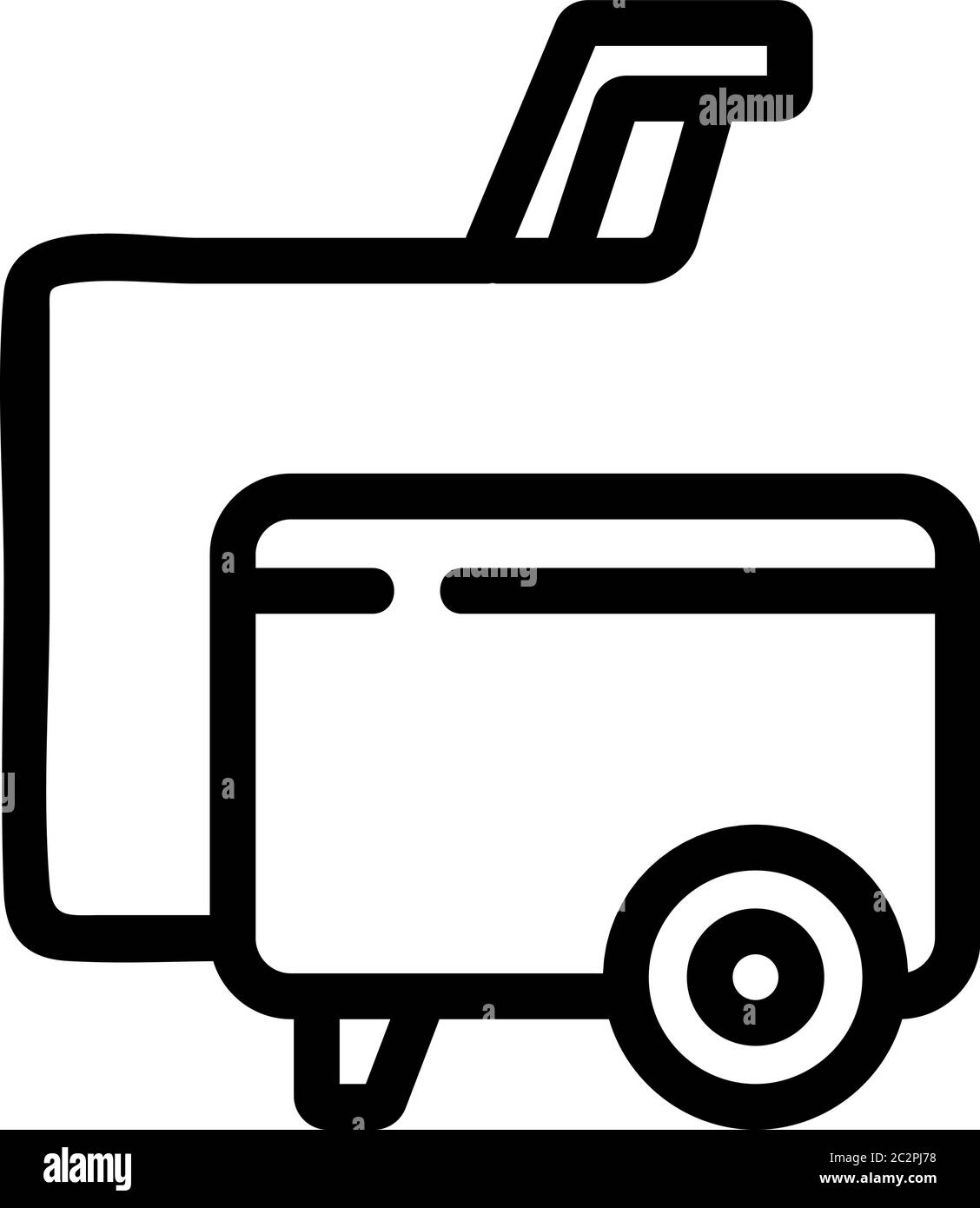 pressure washer vacuum cleaner tool icon vector outline illustration ...