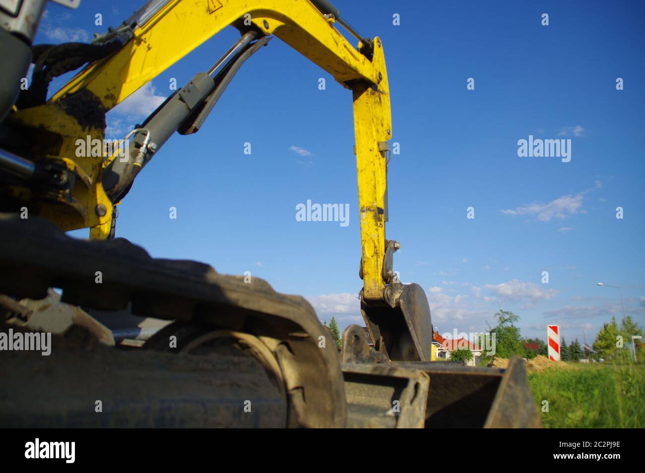 Construction site digger hi-res stock photography and images - Alamy
