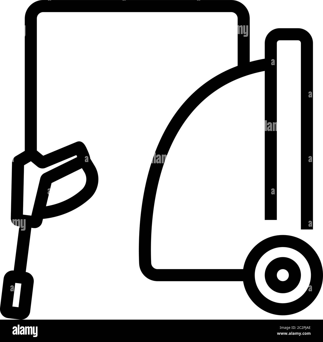 pressure washer device icon vector outline illustration Stock Vector ...