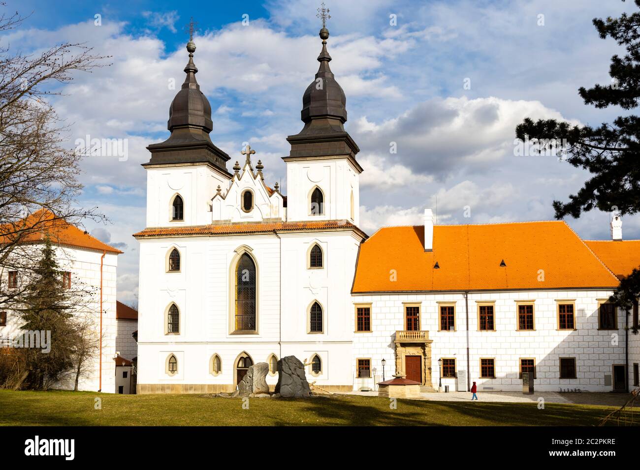 St. Procopius basilica and monastery, town Trebic, UNESCO site, (oldest ...