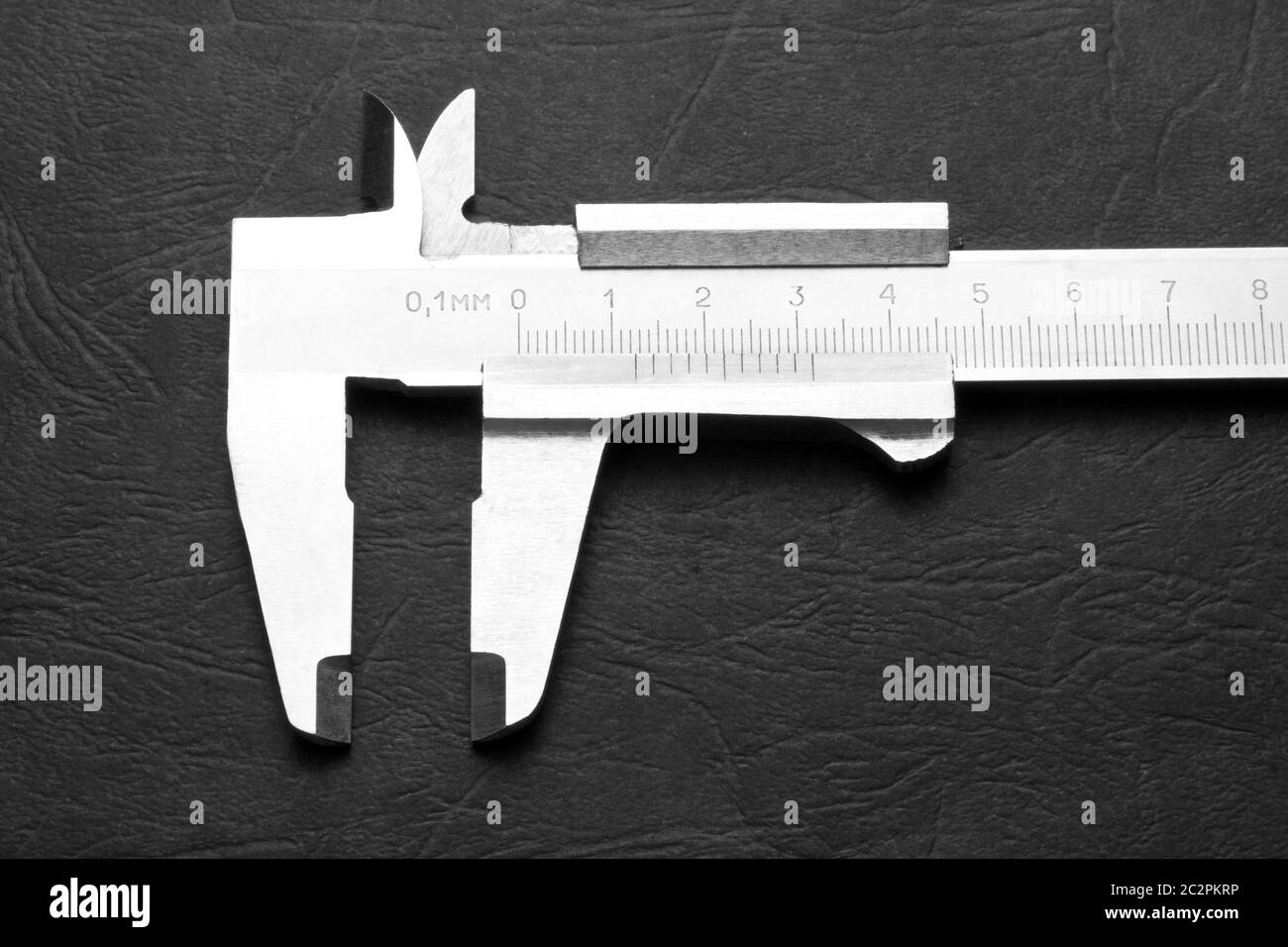 Dimensional measuring instrument Black and White Stock Photos & Images ...