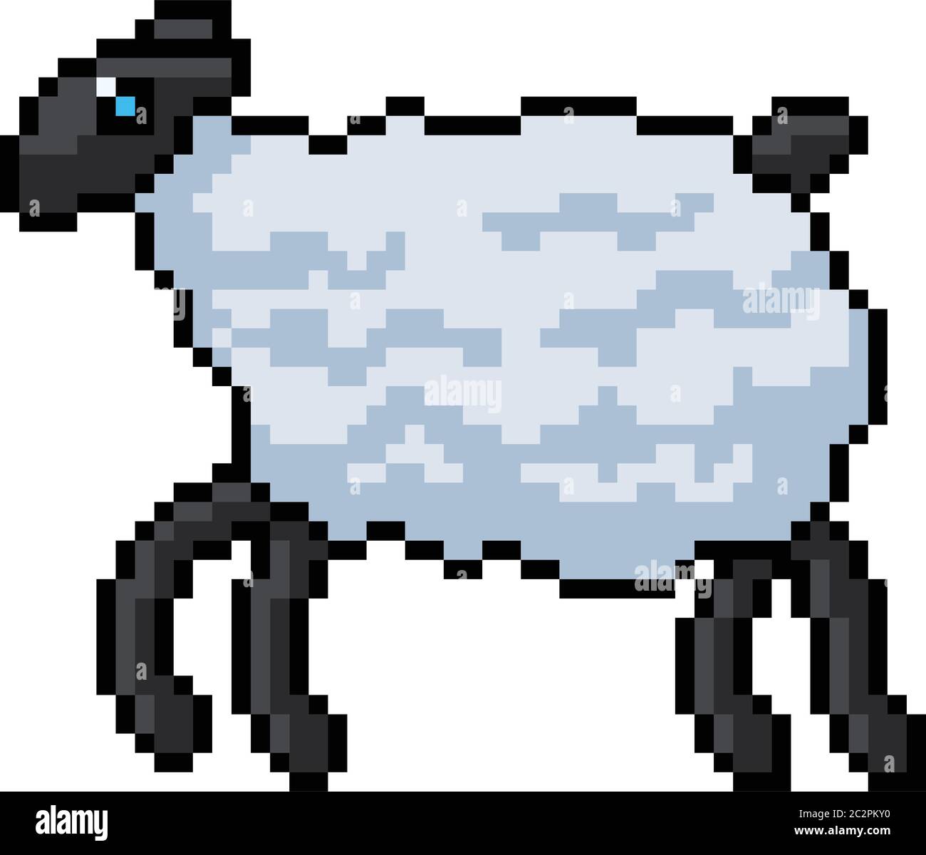Pixel art sheep hi-res stock photography and images - Alamy