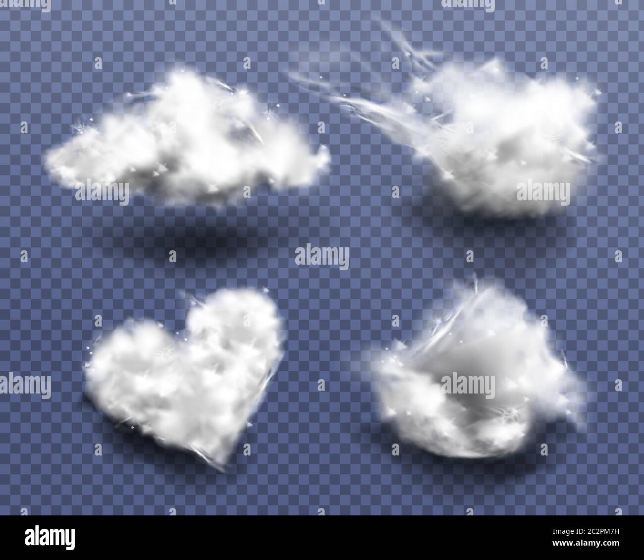 Cotton wool light in Stock Vector Images - Alamy