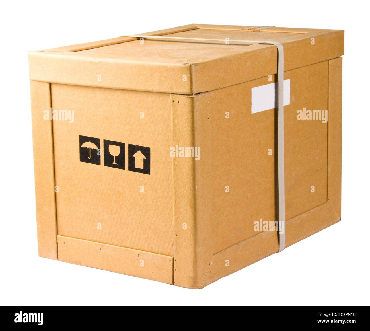 Delivery box. Isolated Stock Photo - Alamy