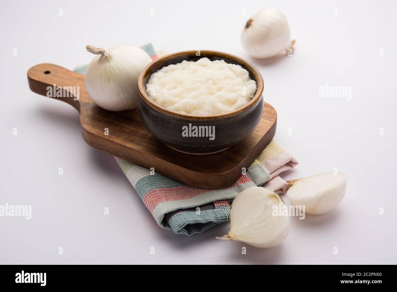 White Onion Puree or Safed Pyaj ka Paste, important food ingradient ...