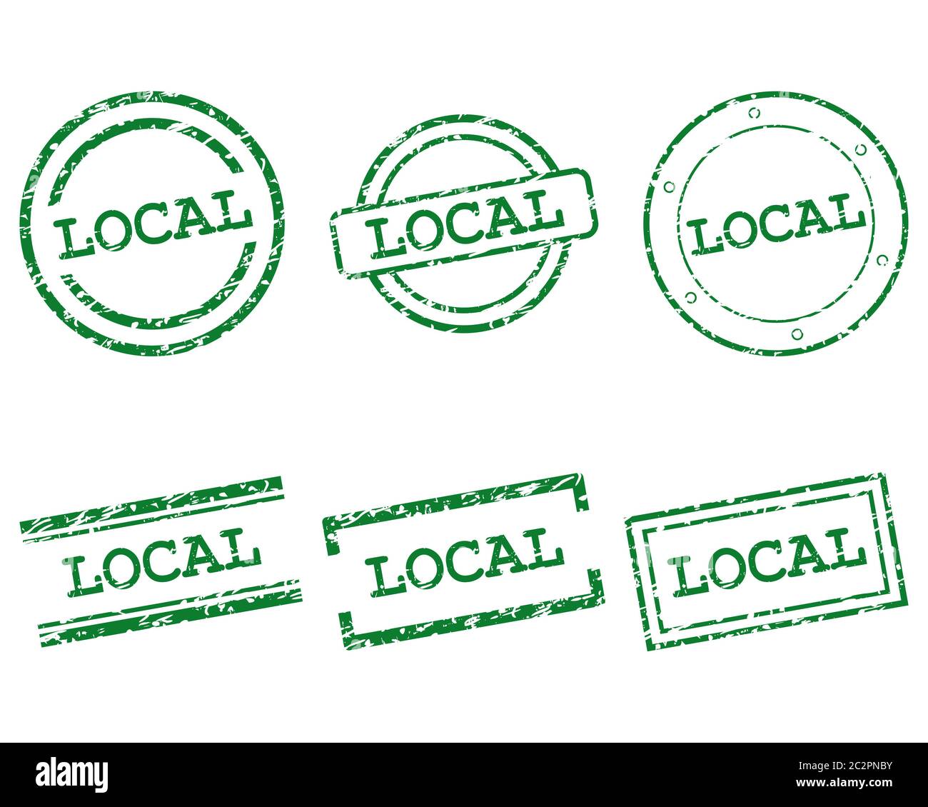 Local label isolated seal Cut Out Stock Images & Pictures - Alamy