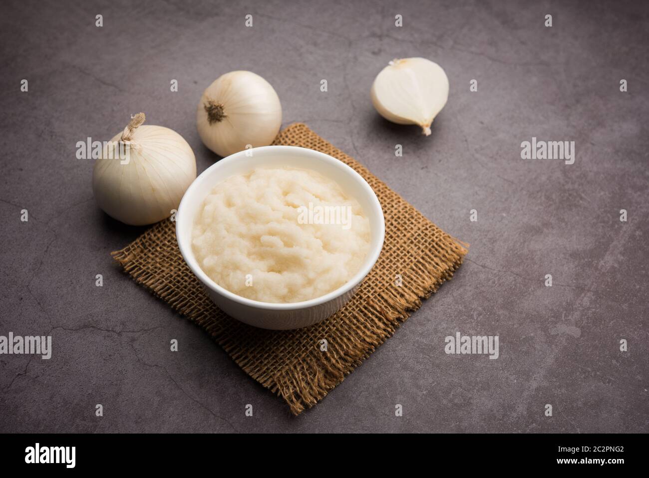 White Onion Puree or Safed Pyaj ka Paste, important food ingradient ...