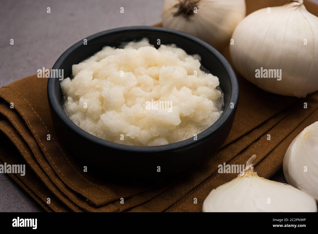 White Onion Puree or Safed Pyaj ka Paste, important food ingradient ...