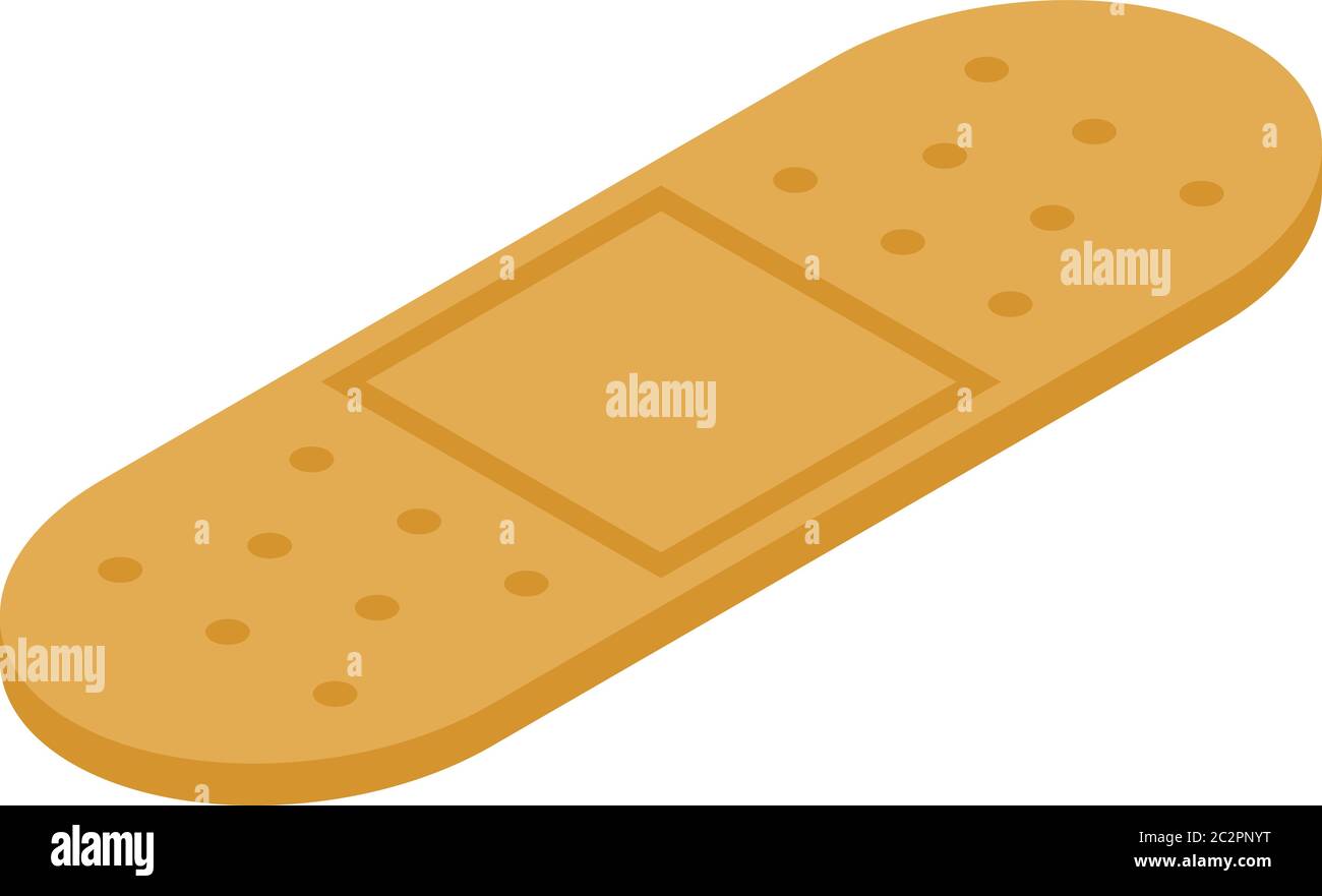 Finger plaster icon, isometric style Stock Vector Image & Art - Alamy