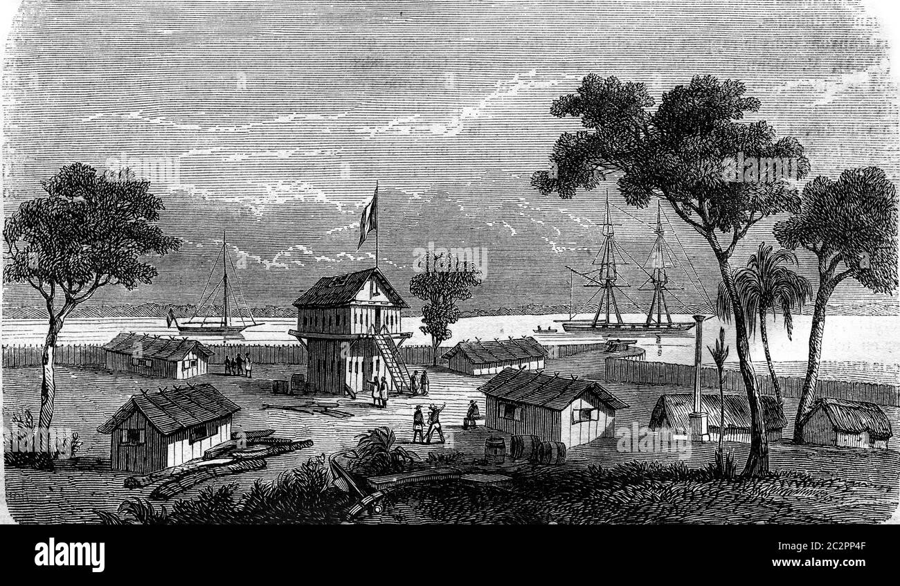 History of gabon Black and White Stock Photos & Images - Alamy