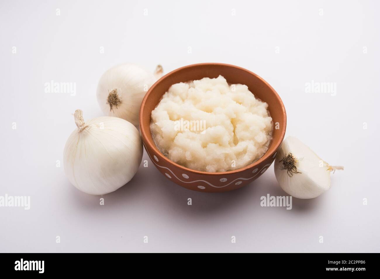 White Onion Puree or Safed Pyaj ka Paste, important food ingradient ...