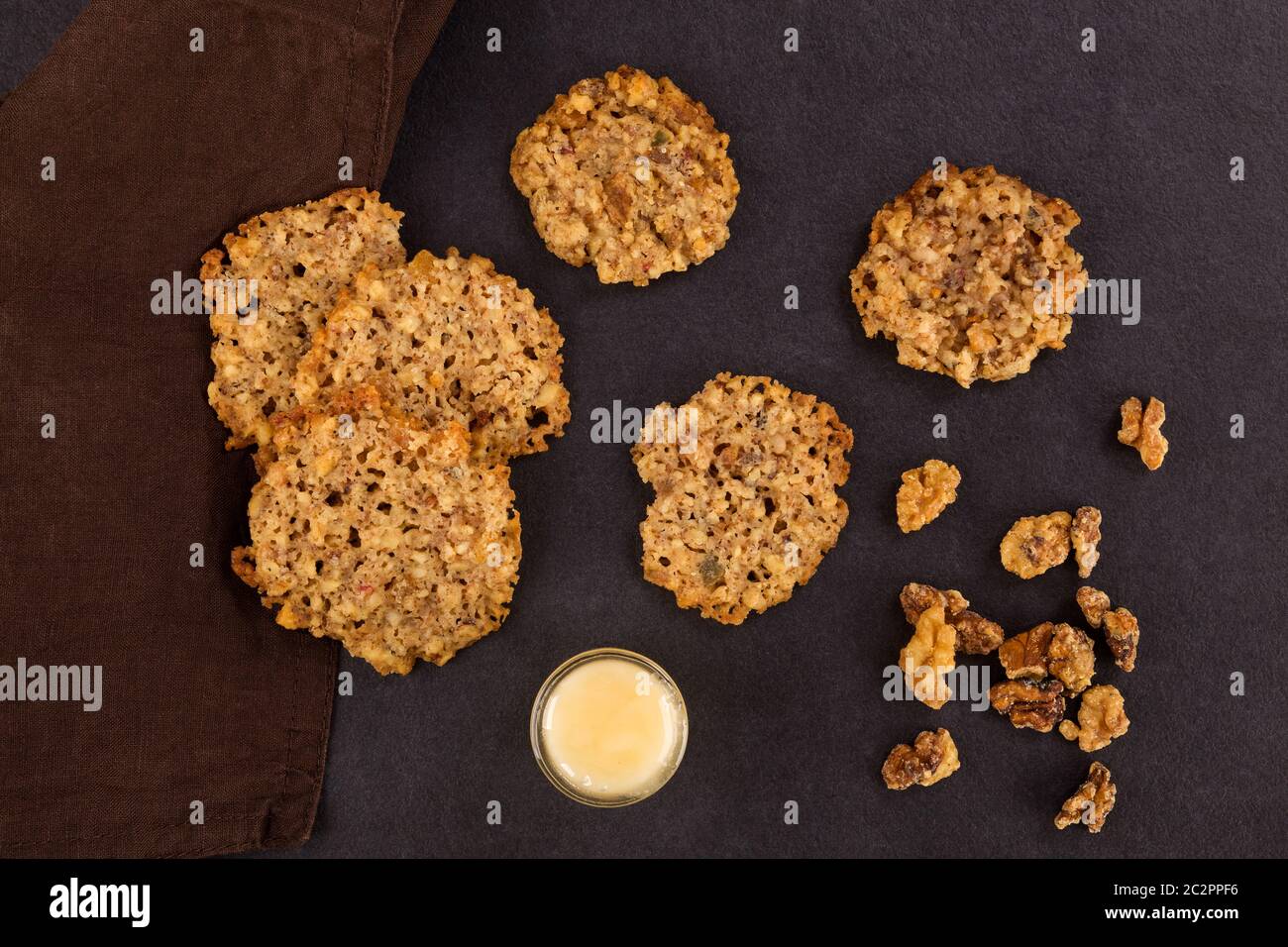 Traditional Jewish dessert made from honey and nuts. Flourless healthy ...