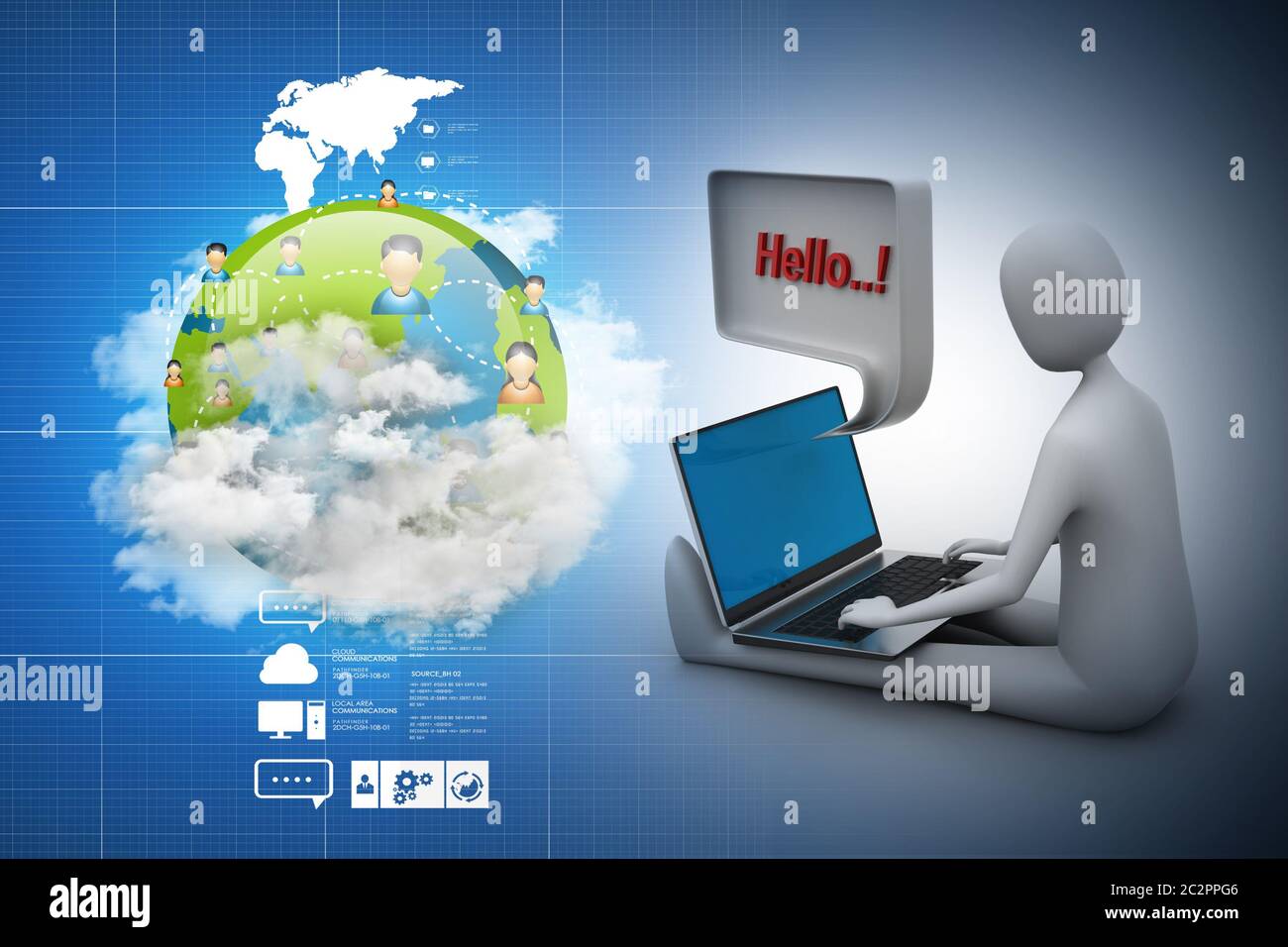 Person chatting hi-res stock photography and images - Alamy