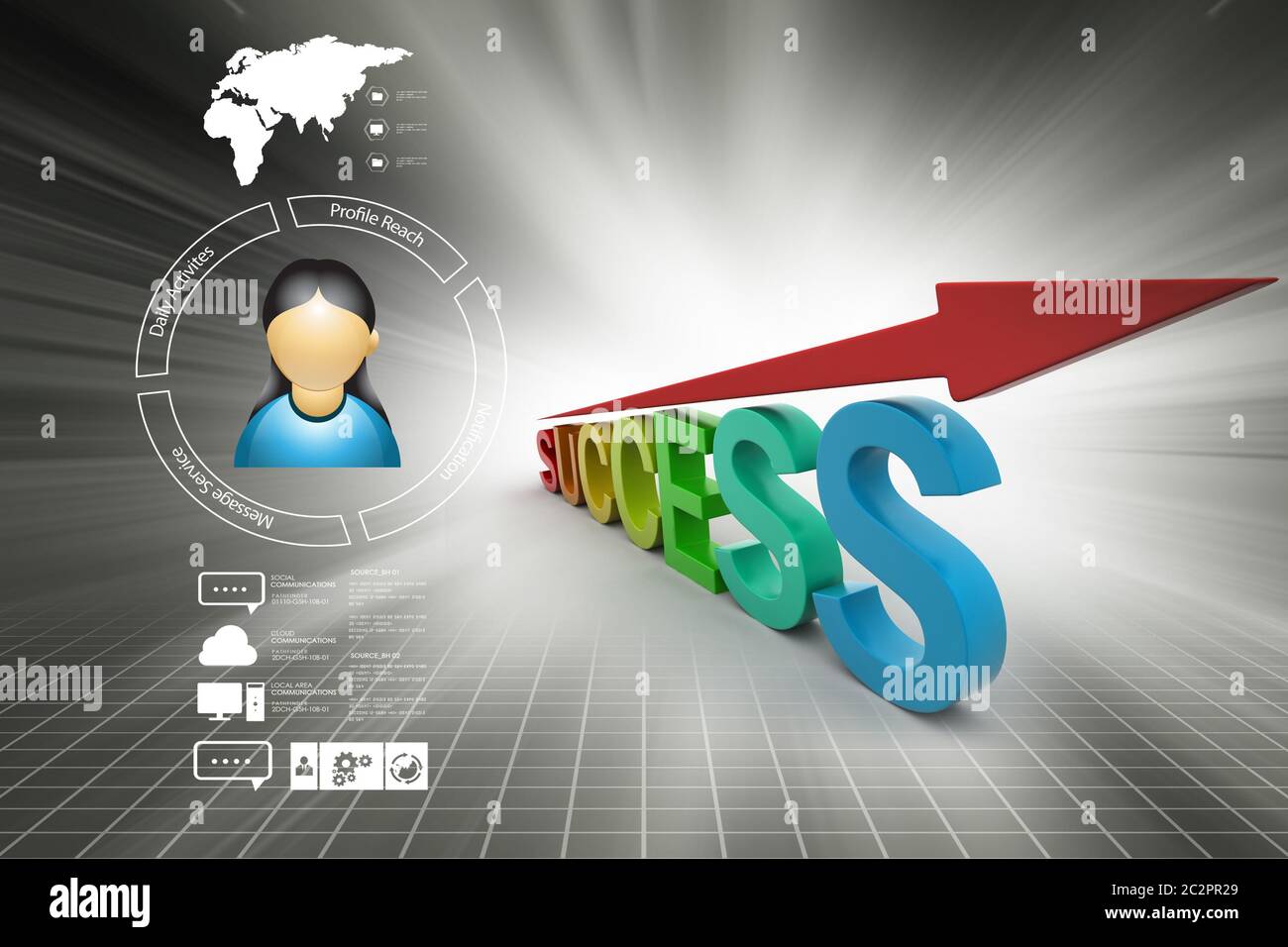 Business success graph Stock Photo - Alamy