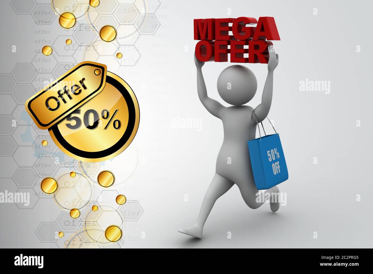 3d man in shopping Stock Photo - Alamy