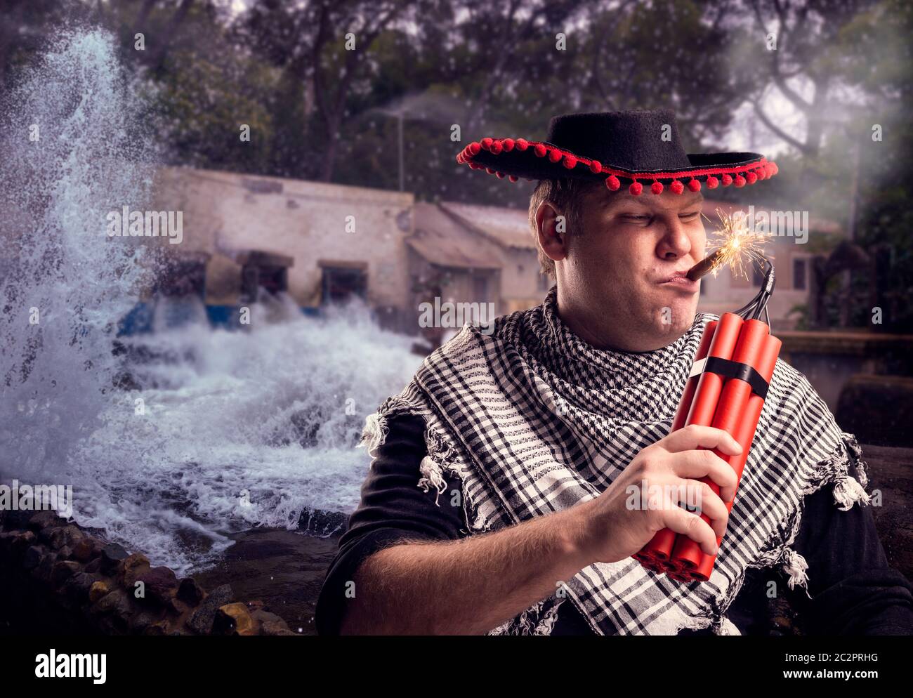 Firing dynamite hi-res stock photography and images - Alamy