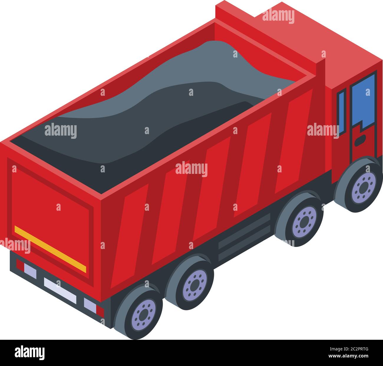 Load tipper icon, isometric style Stock Vector Image & Art - Alamy