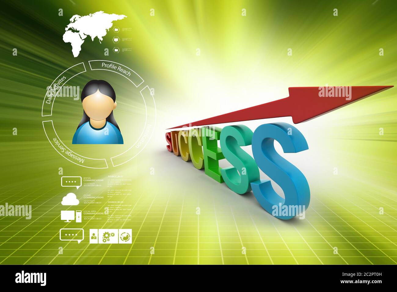 Business success graph Stock Photo - Alamy