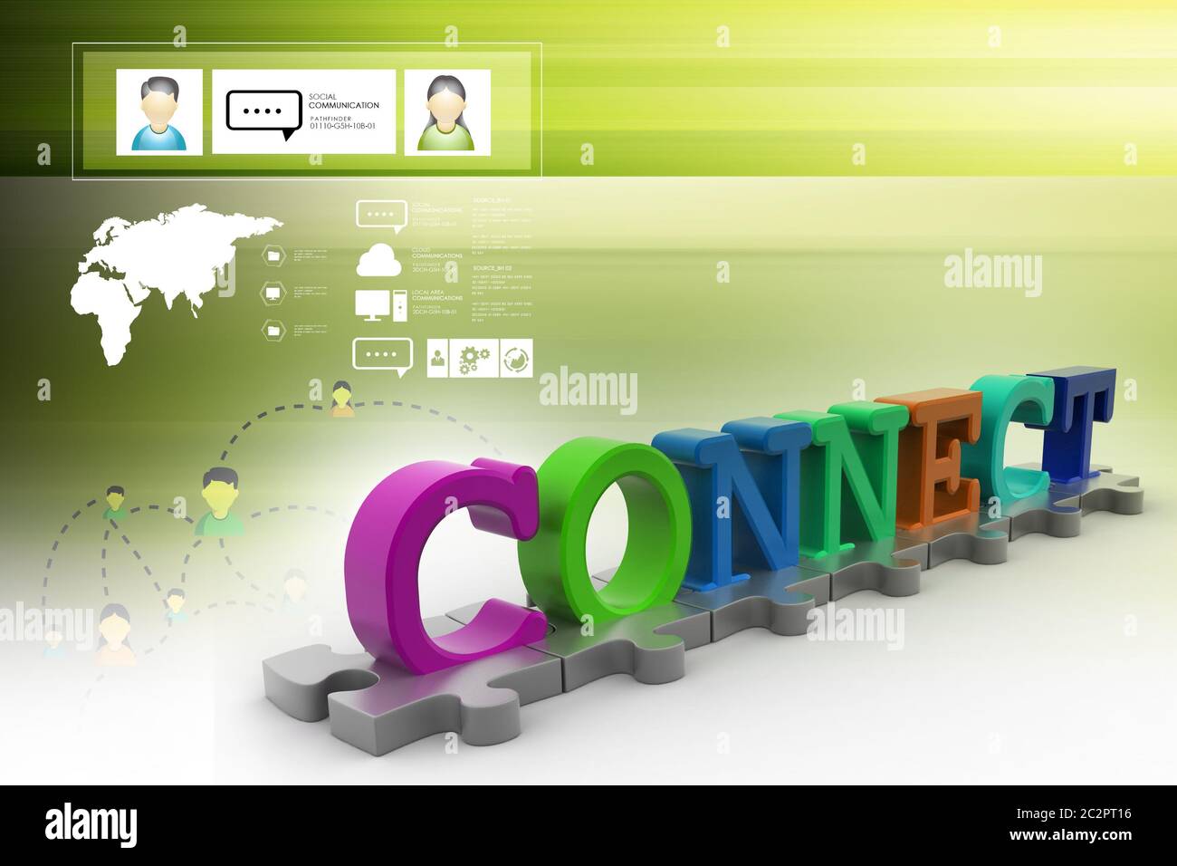 Connect puzzle hi-res stock photography and images - Alamy
