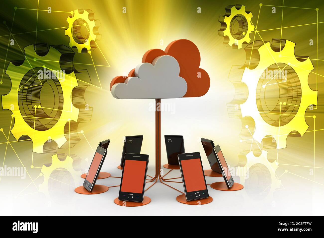 Connect devices to software hi-res stock photography and images - Alamy