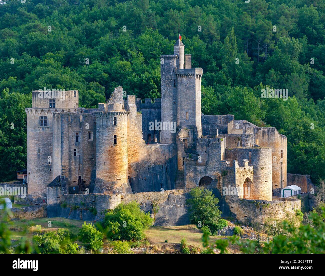 Bonaguil Castle in Lot et Garonne, France Stock Photo - Alamy