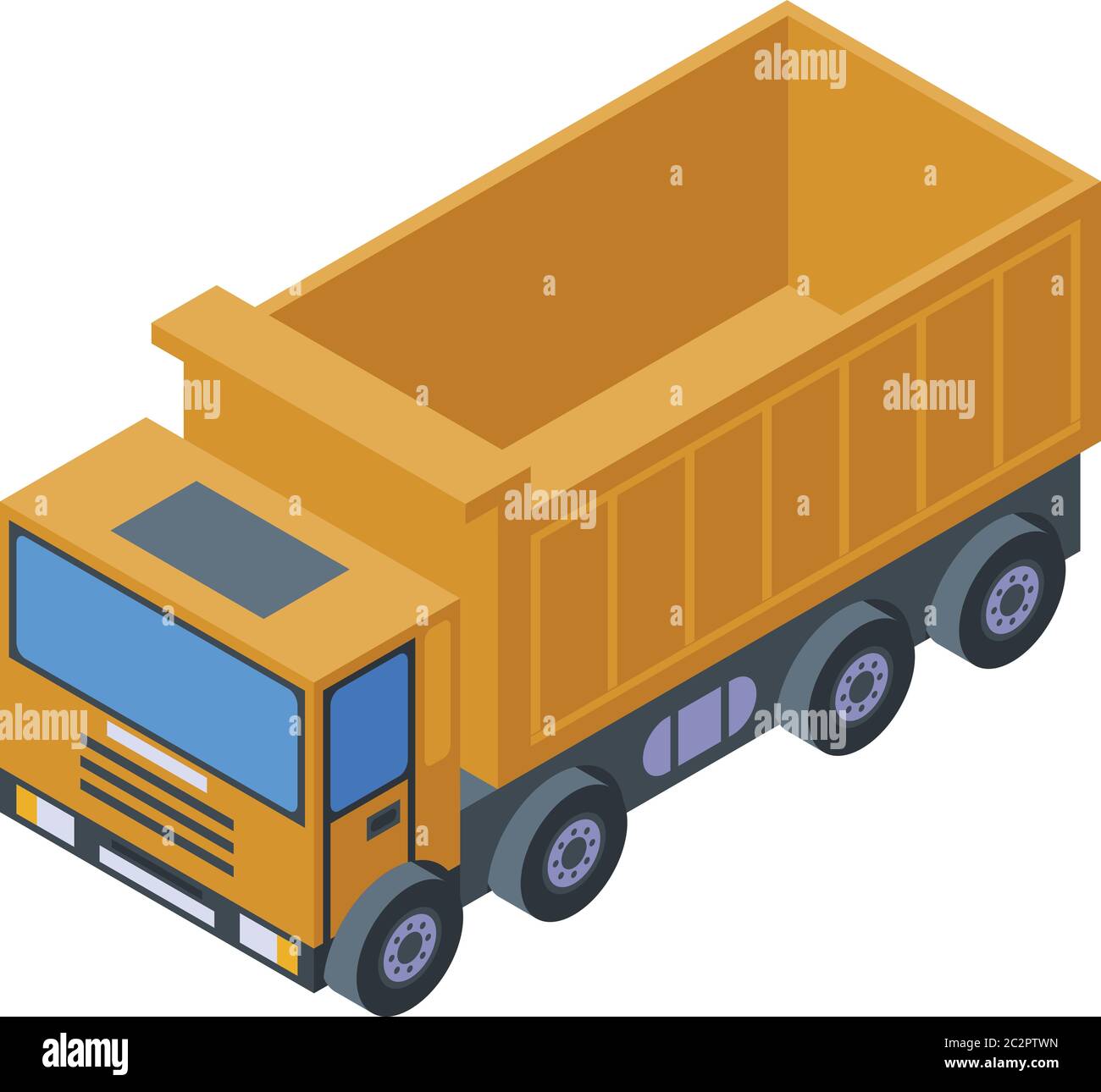 Dumper truck side container Stock Vector Images - Alamy