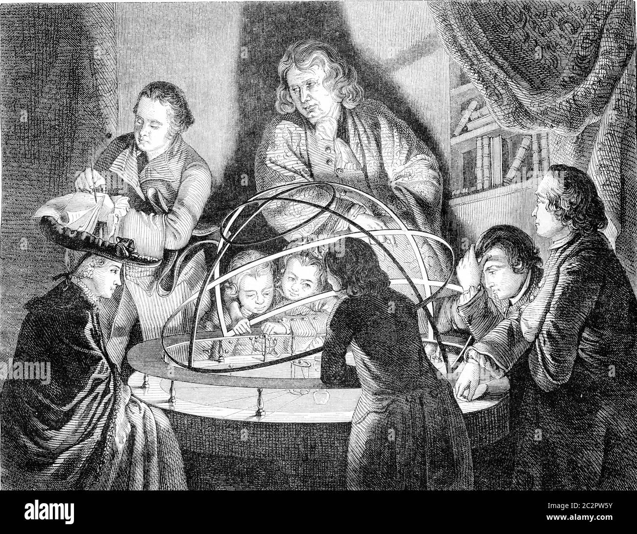 First article, vintage engraved illustration. Magasin Pittoresque 1852 ...