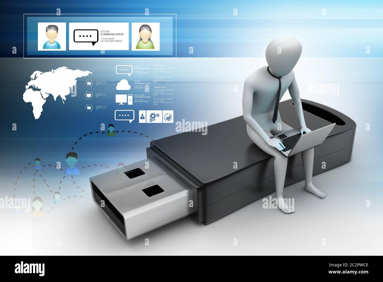 Usb man hi-res stock photography and images - Alamy