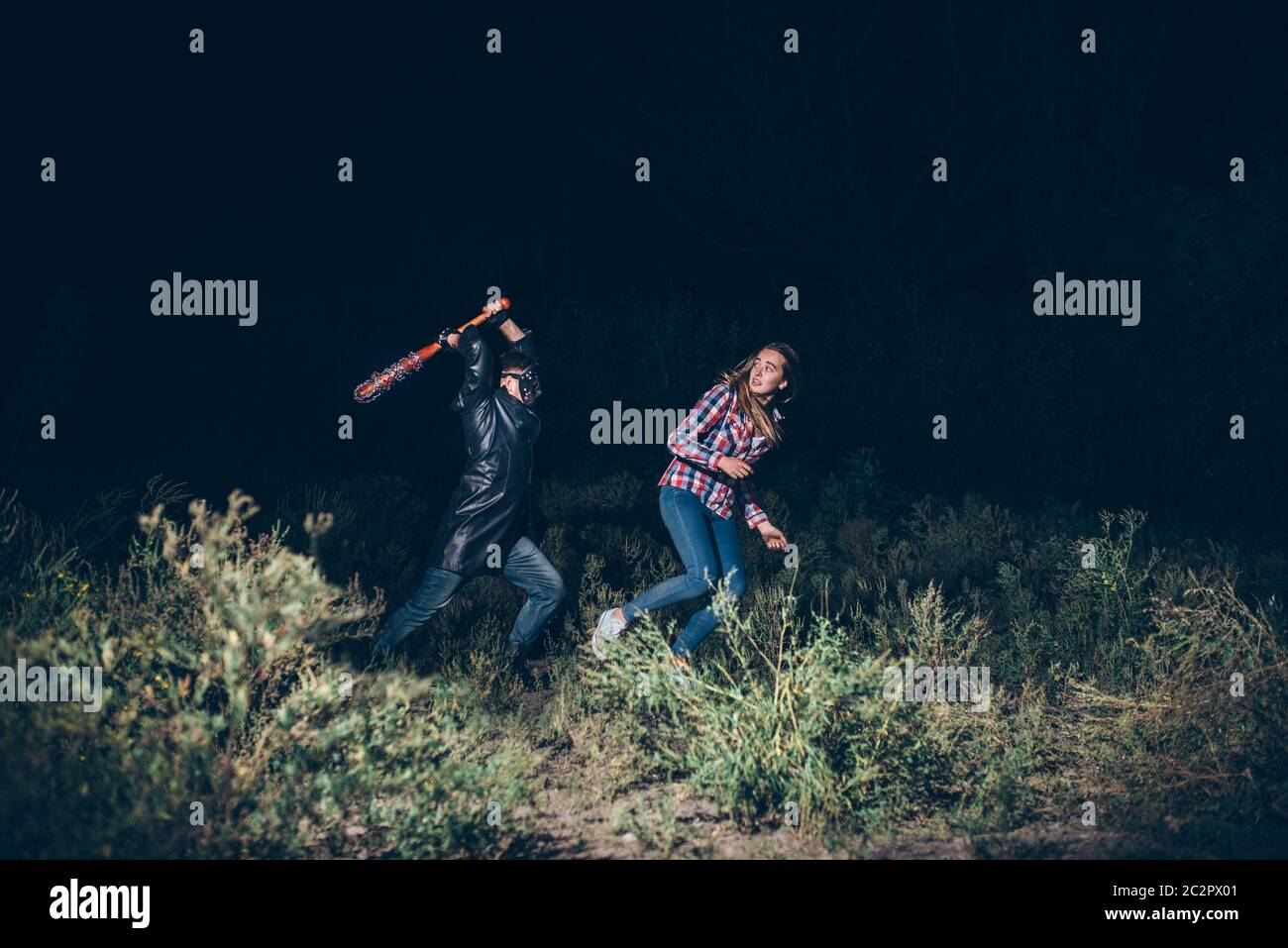 Female assassin leather hi-res stock photography and images - Alamy