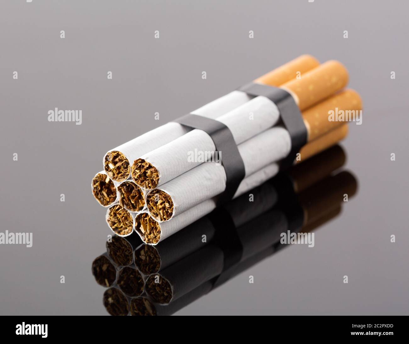 Explosives from cigarettes, studio picture Stock Photo - Alamy